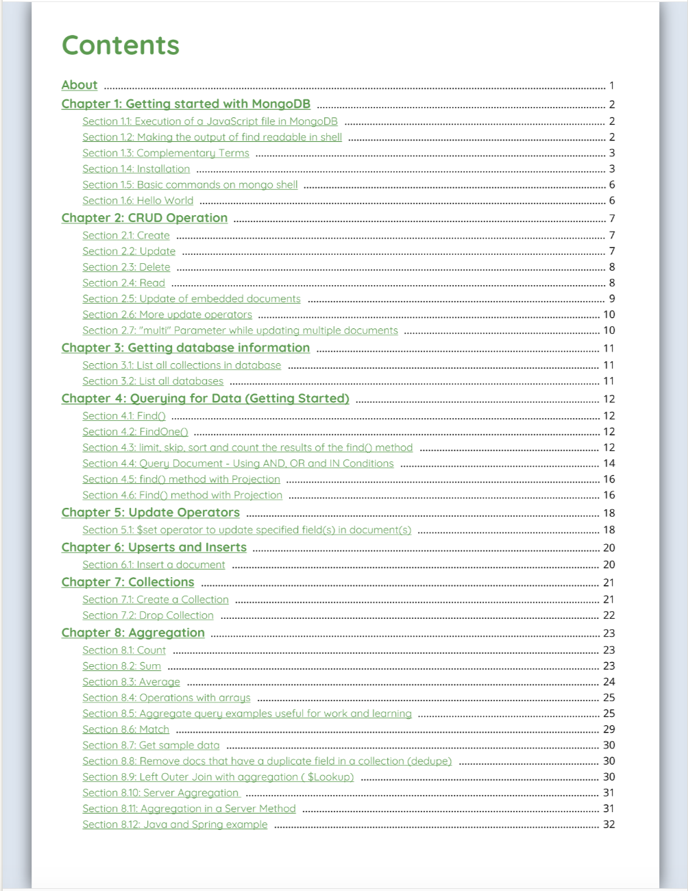 Mastering MongoDB: Your Roadmap to NoSQL Success (73 Pages) - Technical ...